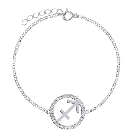 Srebrna Bransoletka Znak Zodiaku Strzelec Dedyk Radziszewska Moda
