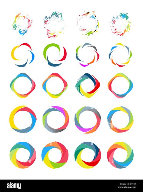 Circle Color Palette Cut Out Stock Images And Pictures Alamy