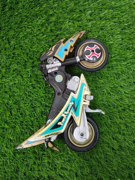2002 Bandai Power Rangers Ninja Storm Green Ranger Tsunami Cycle Motorcycle Hobbies And Toys