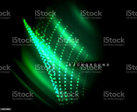 네온 빛을 내 테크노 라인 사각형 모양으로 첨단 미래 추상 배경 템플릿 3차원 형태에 대한 스톡 벡터 아트 및 기타 이미지 3차원 형태 개념 곡선 Istock