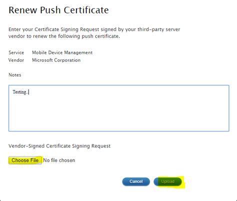 How To Renew Apple MDM Push Certificate Communication Square Knowledge Base