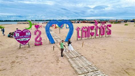 Msjtv News រមណីយដ្ឋាន «ឆ្នេរខ្សាច់កោះប៉ែន ជាឆ្នេរខ្សាច់ទន្លេដ៏ស្រស់ស្អាតបំផុត