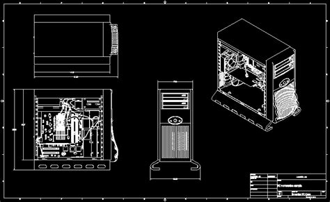 Pc Box DWG Block For AutoCAD Designs CAD 52 OFF