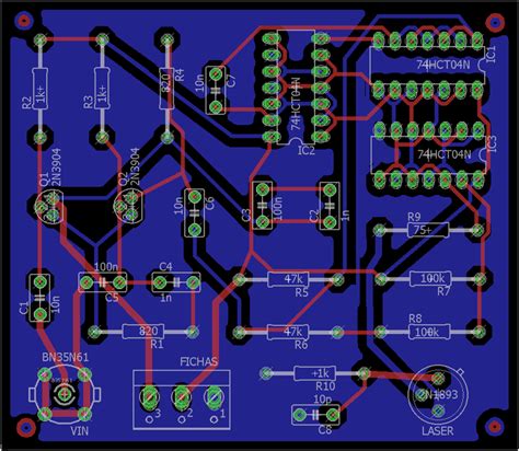 Figure PCB Project Using Discrete Components Inter Satellites Optical Communication
