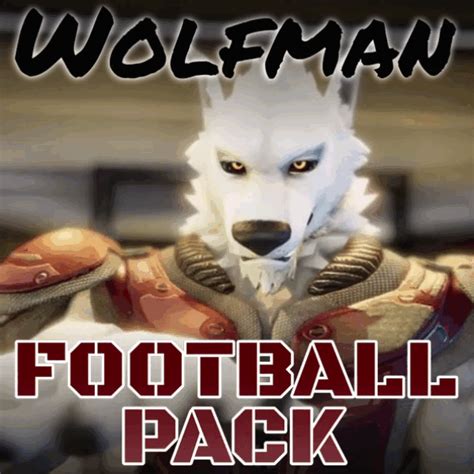 Wolfman Football Pack By Spxwlf Jinxxy