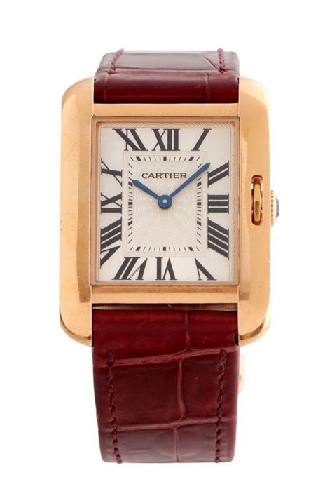 Cartier Tank Anglaise 18ct Gold Watch Watches Wrist Horology