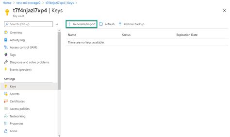 How To Use Customer Managed Keys With Azure Key Vault And Azure Storage Encryption Using Arm