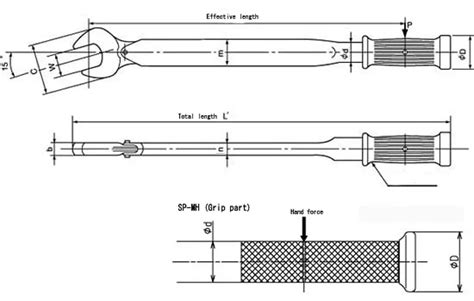 Click Type Torque Wrench SP SP MH TOHNICHI Nasional Makmur Sejahtera