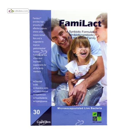 فمی لاکت پروبیوتیکپری بیوتیک زیست تخمیر 30 کپسول کافه دارو