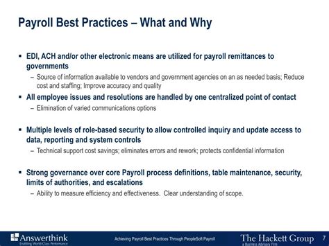 PPT Achieving Payroll Best Practices Through PeopleSoft Payroll PowerPoint Presentation ID