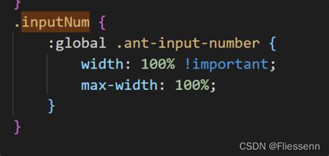 【antd】antd 4x中inputnumber组件设置宽度失效antd Input 宽度 Csdn博客