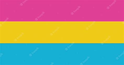 Premium Vector Pansexual Lgbt Pride Flag Vector Image