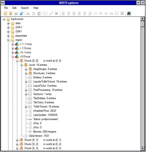 ticking entity server crash but cannot find entity in nbtexplorer r