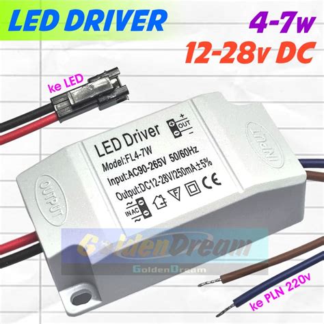 Jual Led Driver Casing Utk W Led Input V Output V Dc Constant Current Power Supply