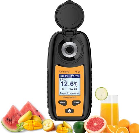 Aicevoos Brix Meter Digital Brix Refractometer Automatic Temperature