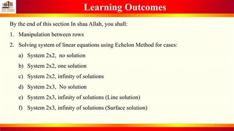 Lecture 2 1 Echelon Method Ppt
