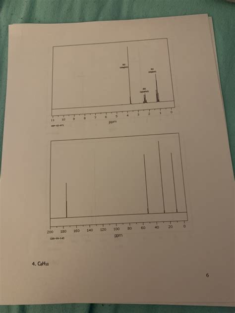 Solved Experiment Solving NMR Problems Objective To Chegg Com