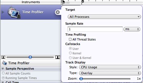 Optimization How To Use Time Profiler Instrument With Iphone Device Stack Overflow
