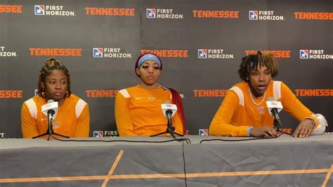 Tennessee Players On Lady Vols Close Loss To Virginia Tech
