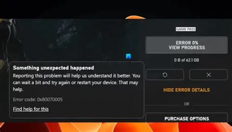 Fix 0x80070005 Xbox Game Pass Error Code