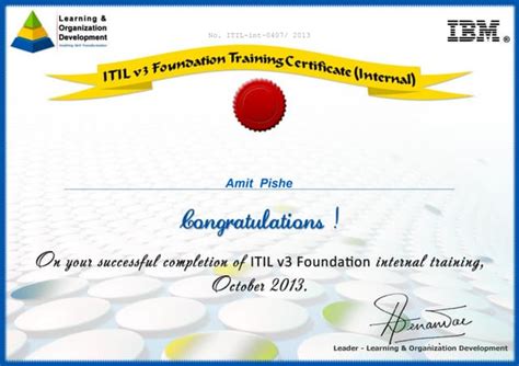 Itil V3 Foundation Certificate Ppt