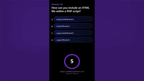 How Can You Include An Html File Within A Php Script Youtube