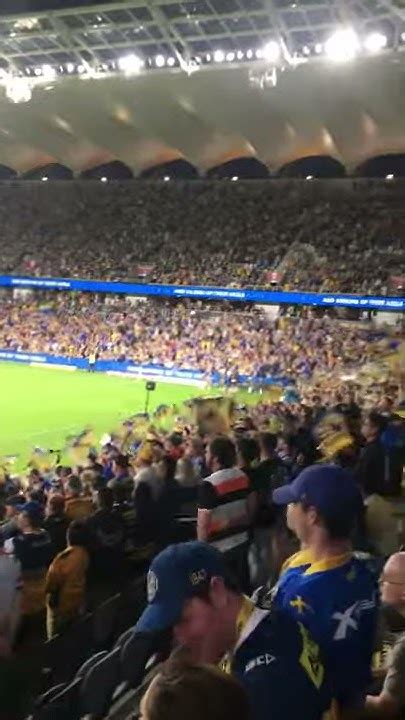 Crowd Reaction Parramatta Eels V West Tigers First Game At Bankwest