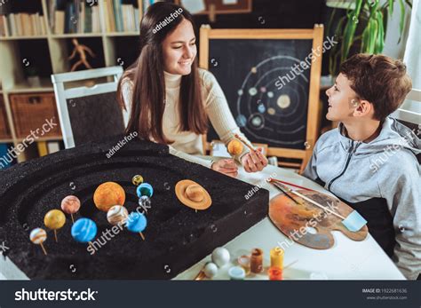 Happy Babe Babe Girl Making Solar Stock Photo Edit Now 1922681636