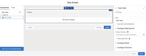 Data Table Component In Screen Flow Salesforce Time