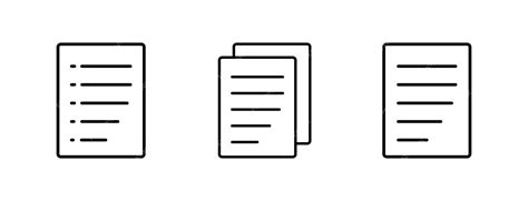 Premium Vector Sheet Lineal Icon Symbol Vector Black Outline Sheet Icon