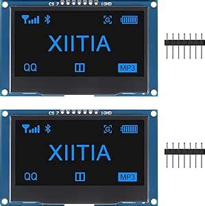 Amazon Com XIITIA Pcs Inch X OLED LCD Display Module SSD Pin SPI IIC I C