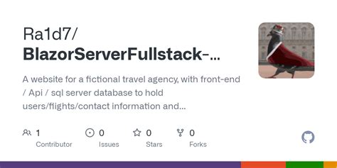 GitHub Ra1d7 BlazorServerFullstack FlightAgency A Website For A