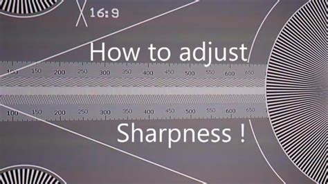 The Best Sharpness Settings For Projectors And TV YouTube