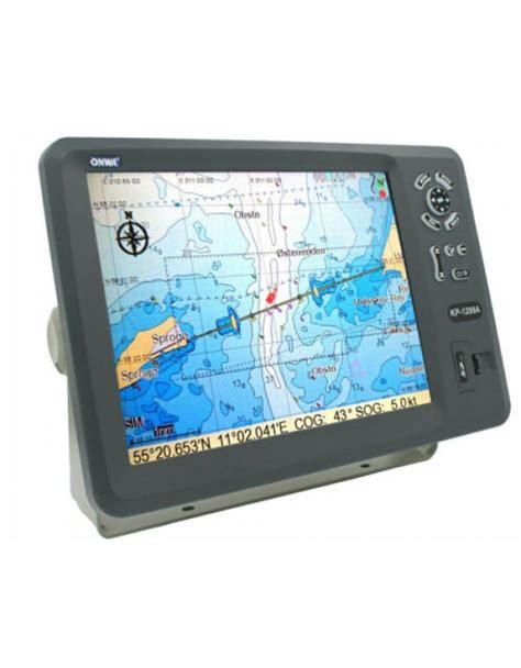 ONWA 12 1 GPS Chart Plotter W Built In Class B AIS Transponder KP 1299A