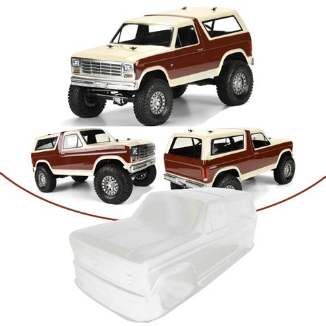 110 Rc Car Body Shell Universal Clear 110 Rc Rock Crawler Shell 313mm