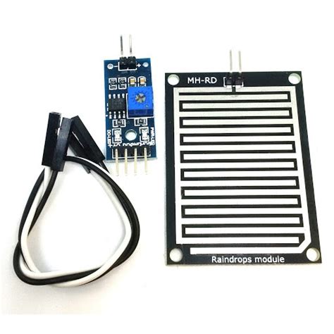 Water Raindrops Weather Rain Sensor Module Analog And Digital For Arduino [electrica] Shopee