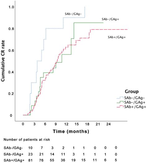Survival Curve And Log Rank Test Analysis Of The Three Groups SabÀ Gag