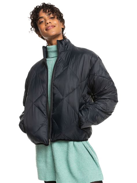 Wind Swept Lightweight Padded Packable Jacket For Women Roxy