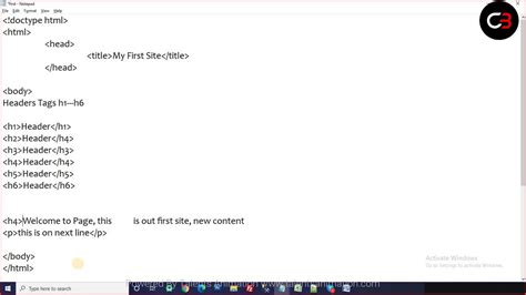 Htmlbasics 2 Youtube