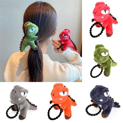 Dinosaur เชือกผูกผมขนาดใหญ่ไดโนเสาร์ Large ที่แต่งผมทรงกลมน่ารักอุปกรณ์แต่งผม Prettyset Thaipick