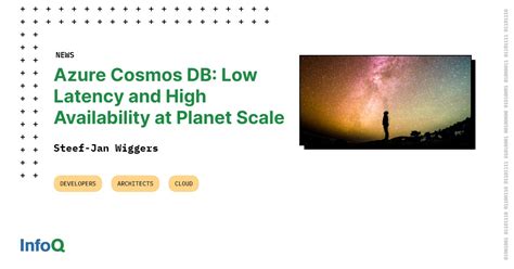 Azure Cosmos Db Low Latency And High Availability At Planet Scale Infoq