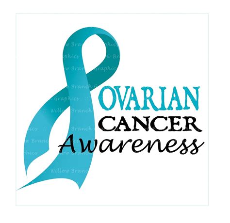 Ovarian Cancer Ribbon Clip Art