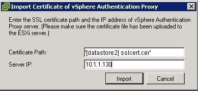 Configure VSphere Authentication Proxy Electric Monk