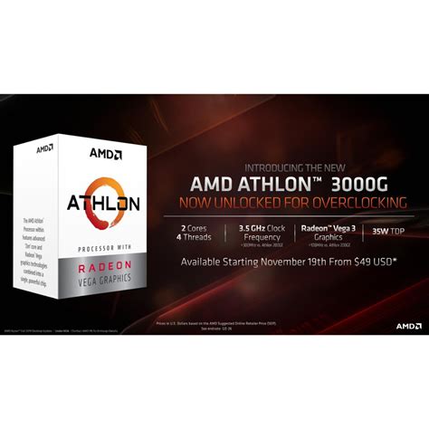 Jual AMD Athlon 3000G 3 5Ghz Cache 4MB 35W Socket AM4 BOX Grs 3Thn Shopee Indonesia