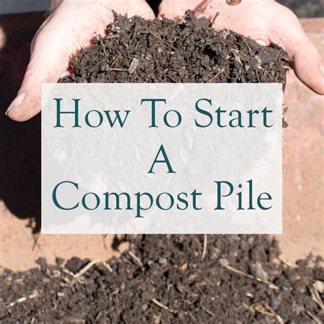 How To Start A Compost Pile In Your Backyard Homestead Acres