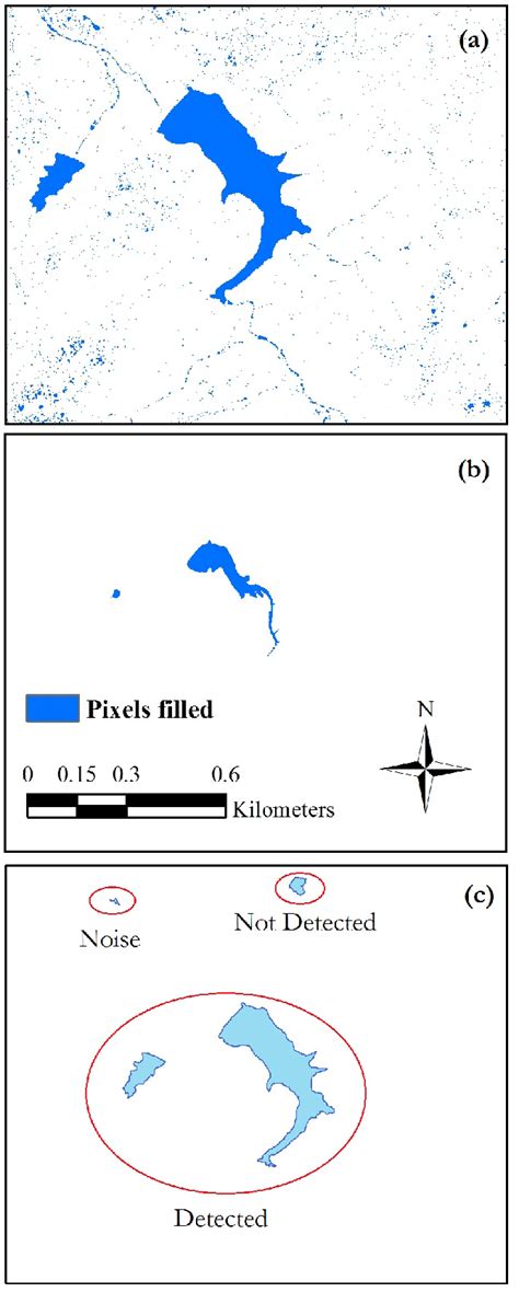 Result Of The Subtraction Of The Original DTM Lidar From The Filled DTM Download Scientific