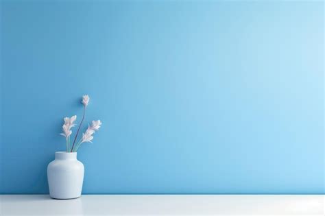 Premium Ai Image Smooth Blue Gradient Backdrop Creates Calming Atmosphere