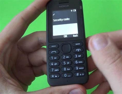 Как разблокировать защитный код телефона Nokia