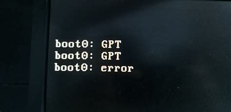 Boot0 Error Hatası Hackintosh Türkiye Destek Platformu