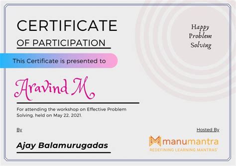 Aravind M On Linkedin Problemsolving Learningexperience Workshops